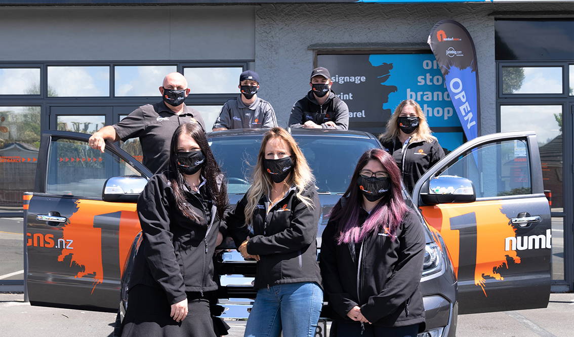 Branded Face Masks - number1signs